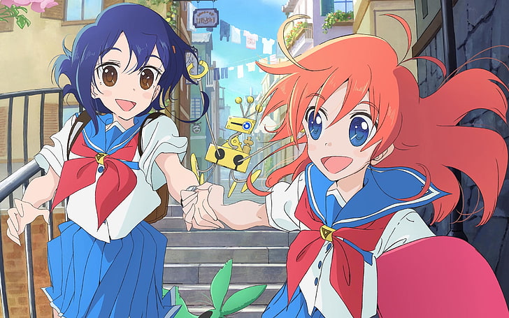 Flip Flappers: So sieht das Cover des ersten Volumes aus ...