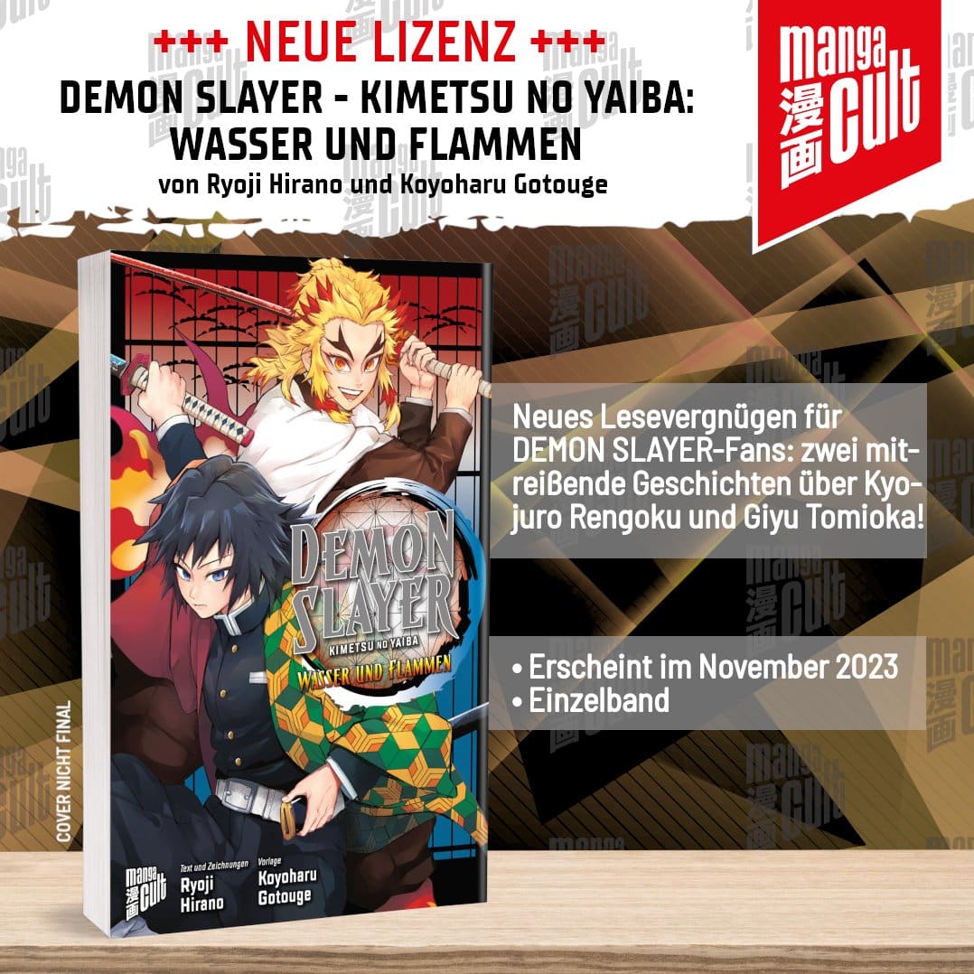 Demon Slayer: Wasser und Flammen - Manga Cult gibt nächste Lizenz bekannt